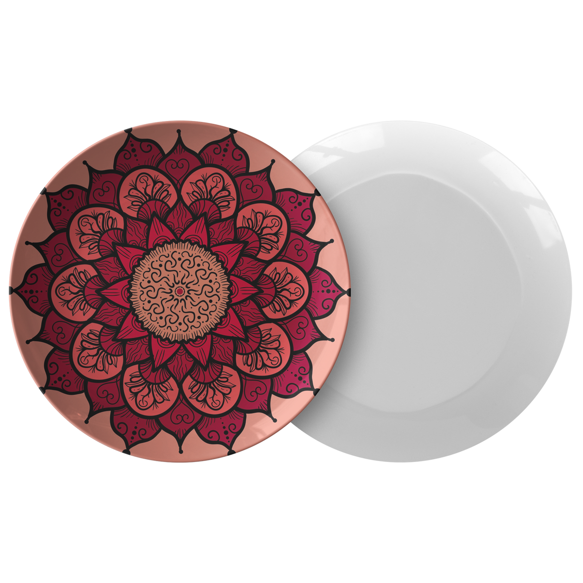 Red Mandala 10" Dinner Plate – Shopping Con Gusto